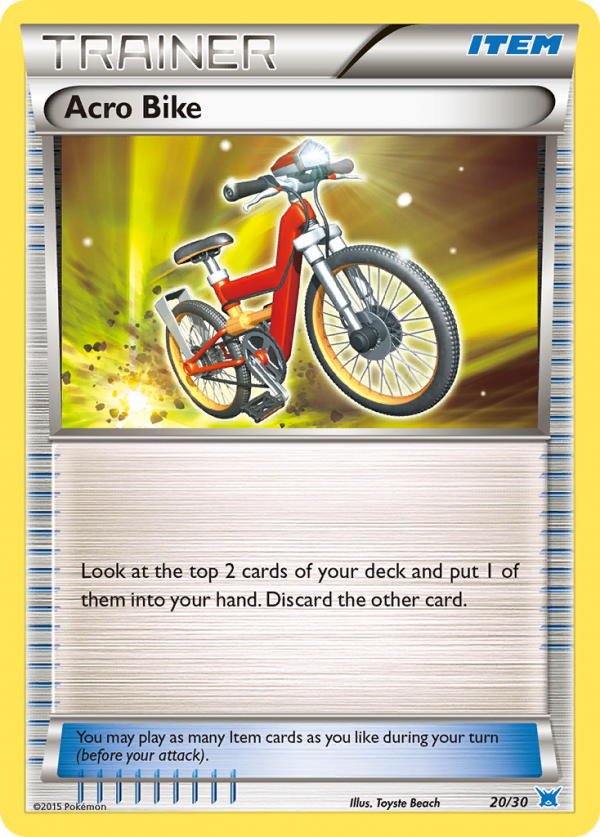 Acro Bike 20/30 - Wert, Bild & Seltenheit | Pokemonkarte.de