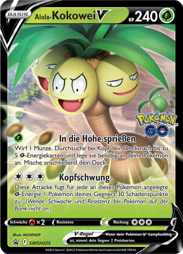 Alola-Kokowei V SWSH225 - Wert, Bild & Seltenheit | Pokemonkarte.de