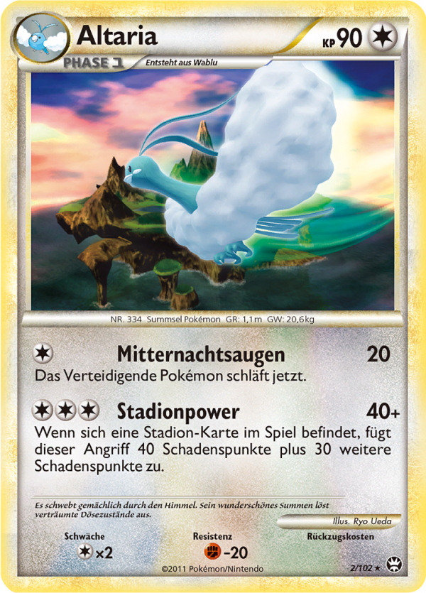 Altaria 2/102 - Wert, Bild & Seltenheit | Pokemonkarte.de
