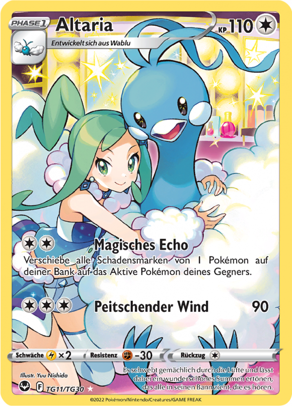 Altaria TG11/TG30 - Wert, Bild & Seltenheit | Pokemonkarte.de