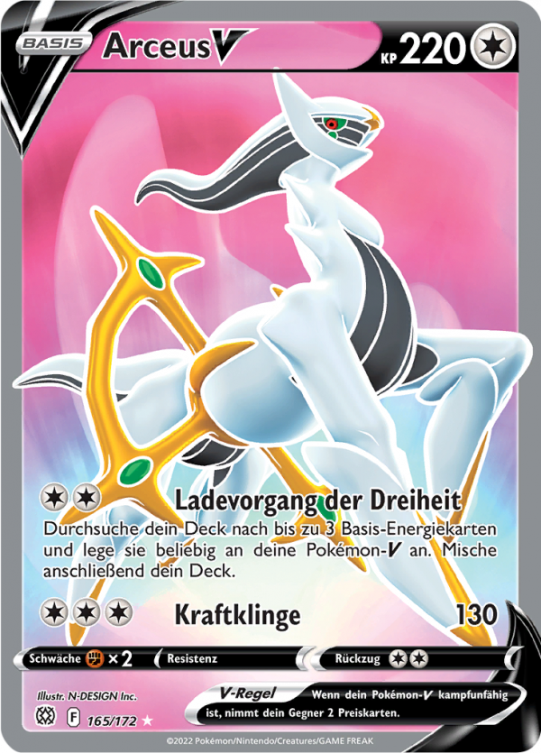 Arceus VSTAR 184/172 - Wert, Bild, Künstler & Seltenheit | Pokemonkarte.de