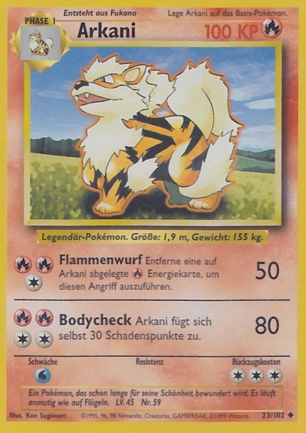 Arkani 23/102 - Wert, Bild & Seltenheit | Pokemonkarte.de
