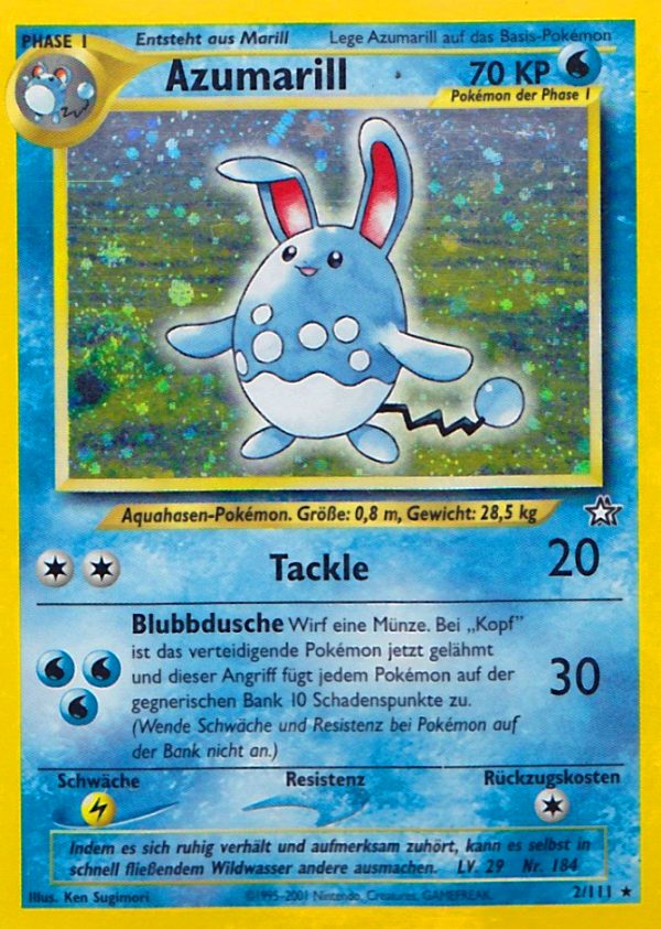 Azumarill 2/111 - Wert, Bild & Seltenheit | Pokemonkarte.de
