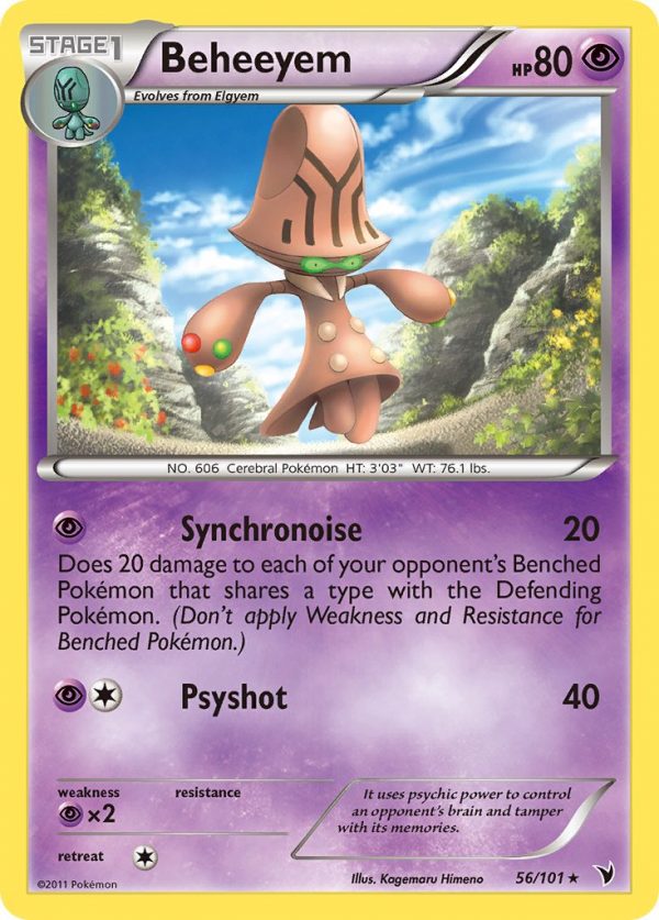 Beheeyem 56/101 - Wert, Bild & Seltenheit | Pokemonkarte.de