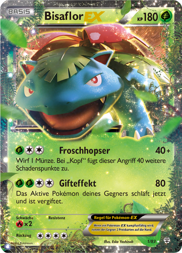 Bisaflor (#0003) deutsche Pokémon-Karten: Komplette Übersicht mit ...