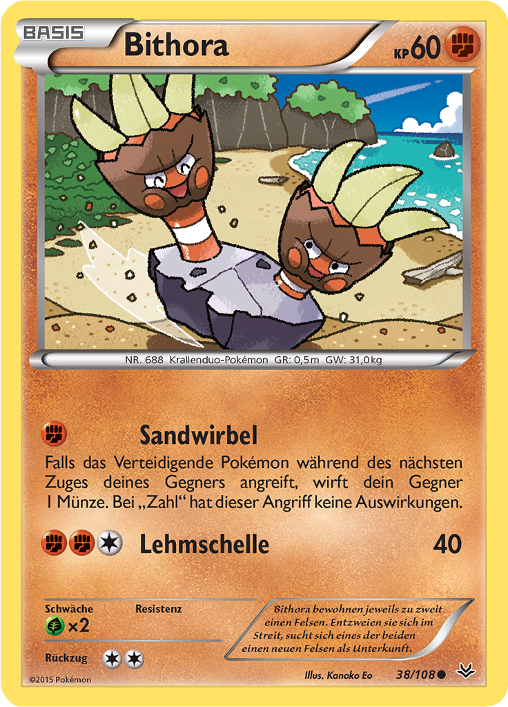 Bithora 38/108 - Wert, Bild & Seltenheit | Pokemonkarte.de
