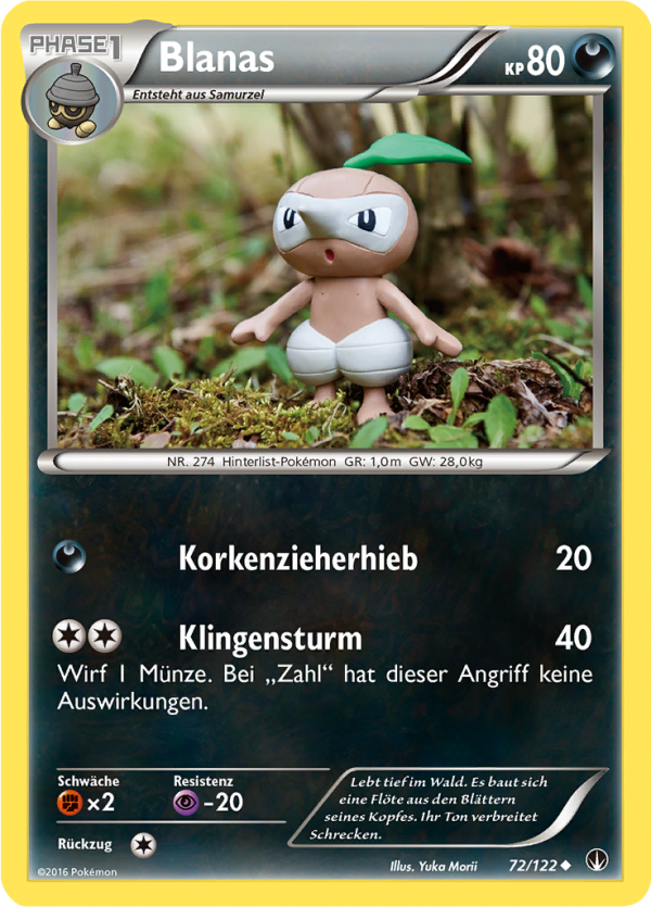 Blanas 72/122 - Wert, Bild & Seltenheit | Pokemonkarte.de