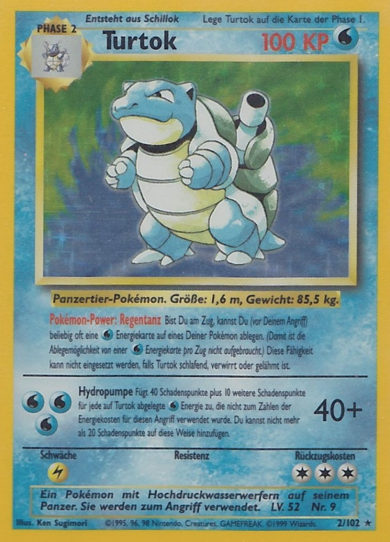 Turtok (#0009) deutsche Pokémon-Karten: Komplette Übersicht mit Preisen ...