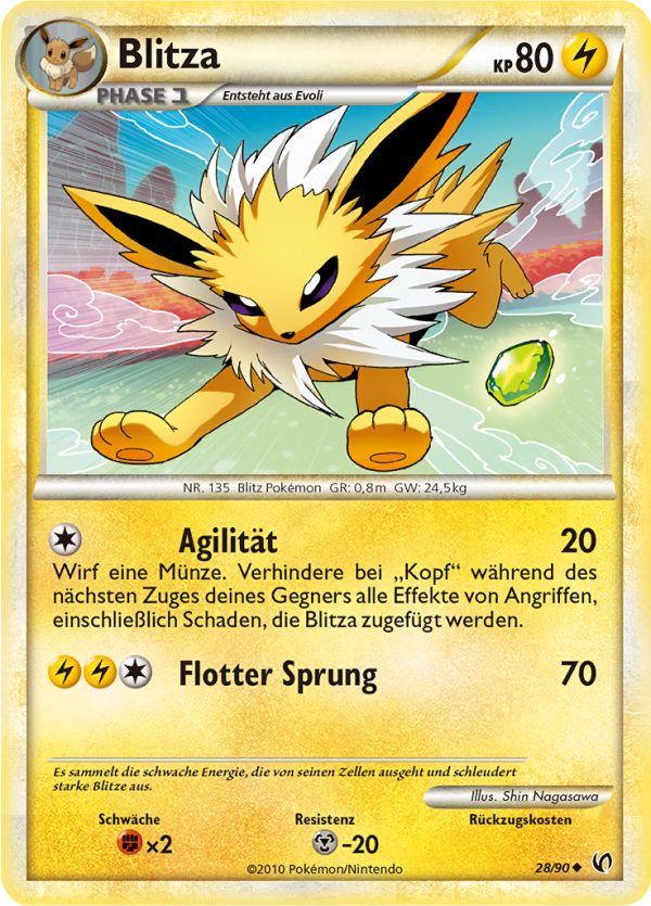 Blitza 28/90 - Wert, Bild & Seltenheit | Pokemonkarte.de