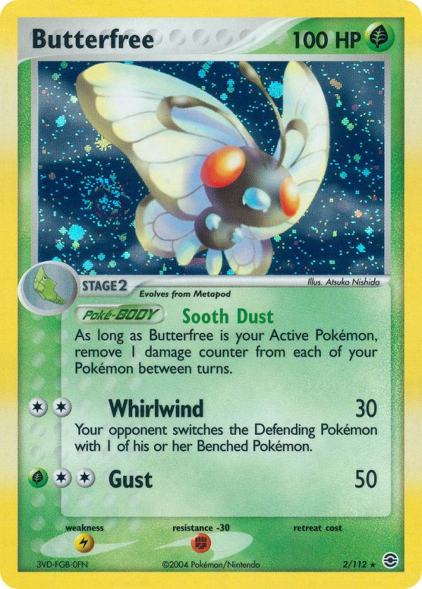 Butterfree 2/112 - Wert, Bild & Seltenheit | Pokemonkarte.de