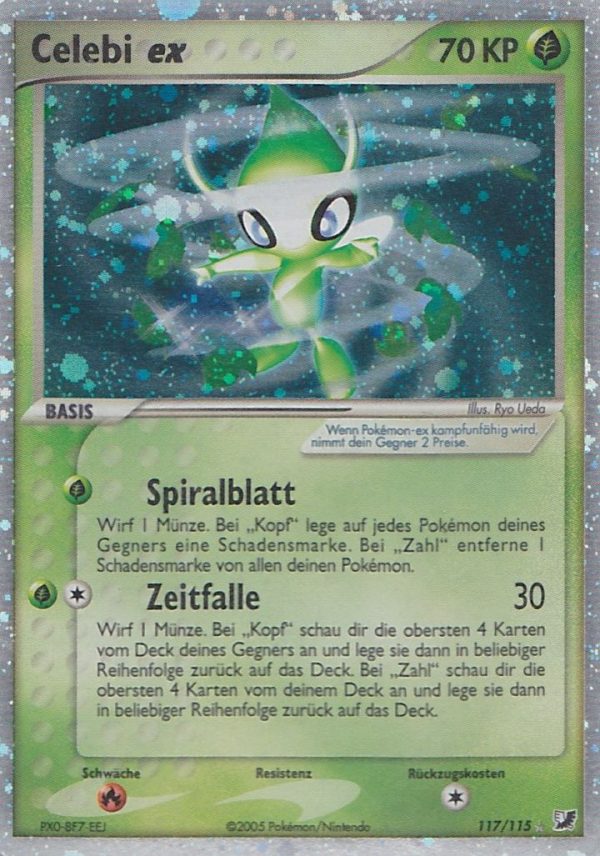 Celebi ex 117/115 - Wert, Bild & Seltenheit | Pokemonkarte.de