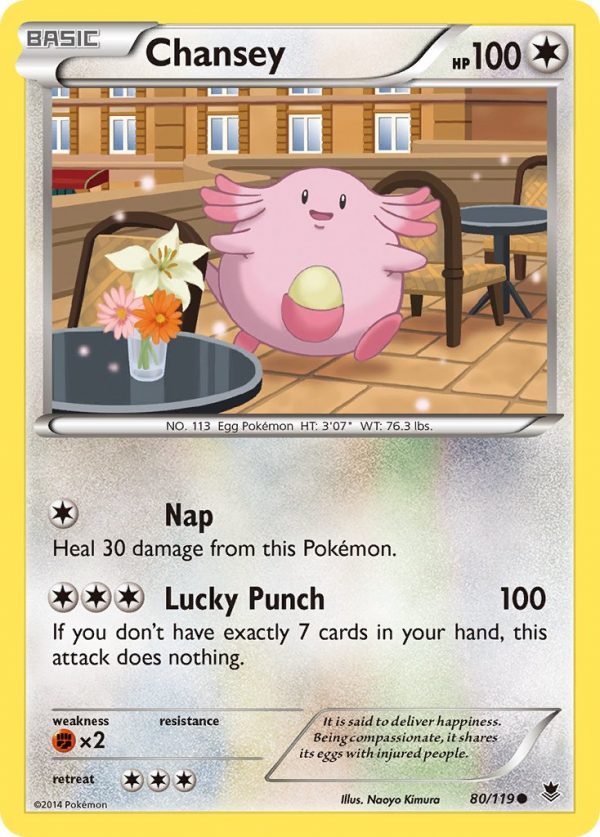 Chansey 80/119 - Wert, Bild & Seltenheit | Pokemonkarte.de