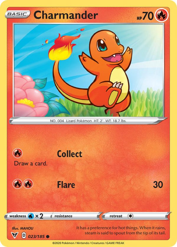 Charmander 023/185 - Wert, Bild & Seltenheit | Pokemonkarte.de