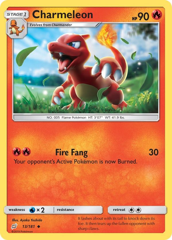Charmeleon 13/181 - Wert, Bild & Seltenheit | Pokemonkarte.de