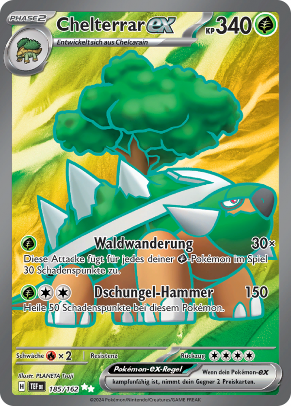 Chelterrar-ex 185/162 - Wert, Bild & Seltenheit | Pokemonkarte.de