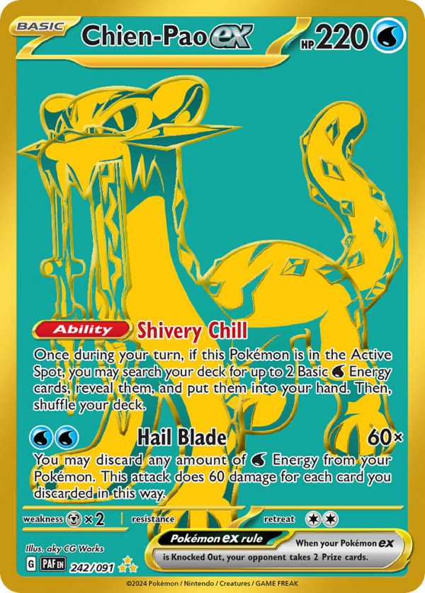 Chien-Pao ex 242/091 - Wert, Bild & Seltenheit | Pokemonkarte.de
