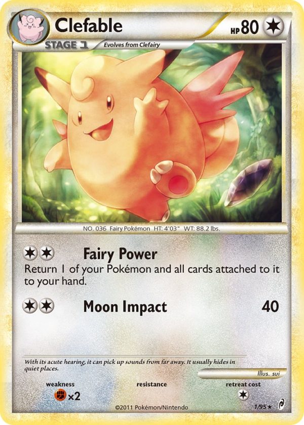 Clefable 1/95 - Wert, Bild & Seltenheit | Pokemonkarte.de