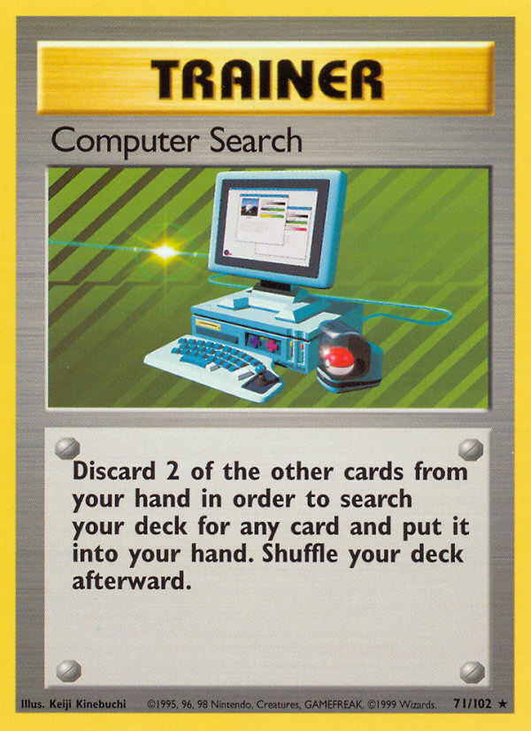 Computer Search 71/102 - Wert, Bild & Seltenheit | Pokemonkarte.de