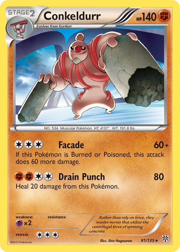 Conkeldurr 81/135 - Wert, Bild & Seltenheit | Pokemonkarte.de