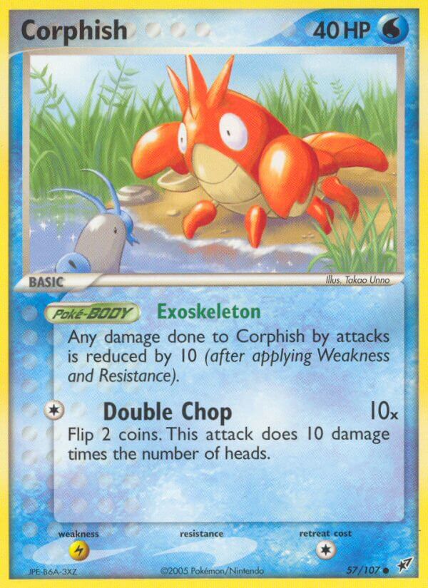 Corphish 57/107 - Wert, Bild & Seltenheit | Pokemonkarte.de
