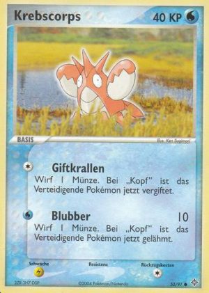 Krebscorps 100/147 - Wert, Bild, Künstler & Seltenheit | Pokemonkarte.de