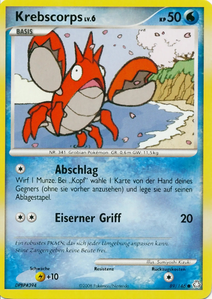 Krebscorps 89/146 - Wert, Bild, Künstler & Seltenheit | Pokemonkarte.de