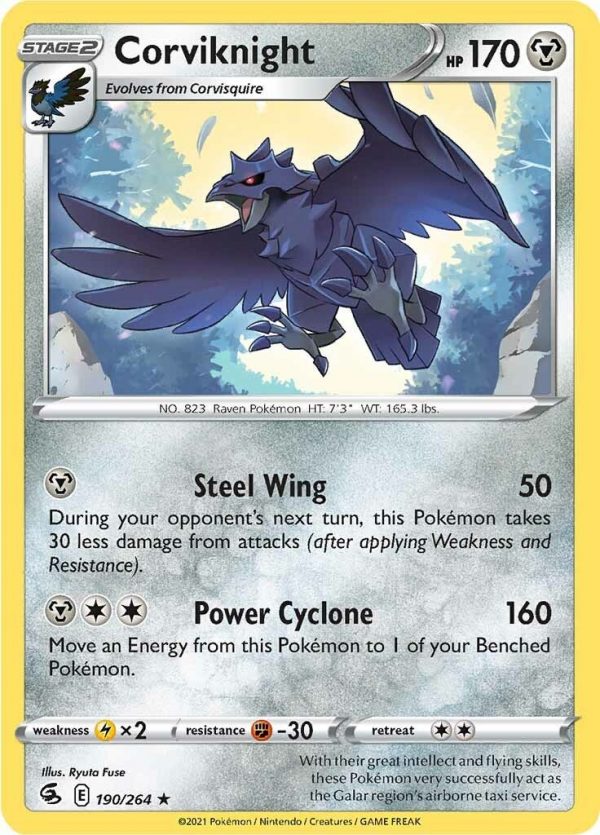 Corviknight 190/264 - Wert, Bild & Seltenheit | Pokemonkarte.de