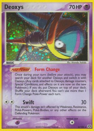 Deoxys (#0386) englische Pokémon-Karten: Komplette Übersicht mit ...