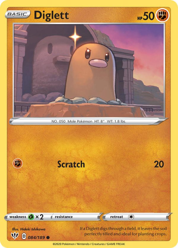 Diglett 084/189 - Wert, Bild & Seltenheit | Pokemonkarte.de