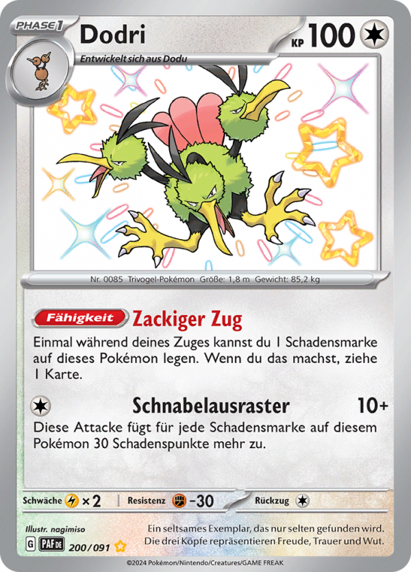 Dodri 200/091 - Wert, Bild & Seltenheit | Pokemonkarte.de