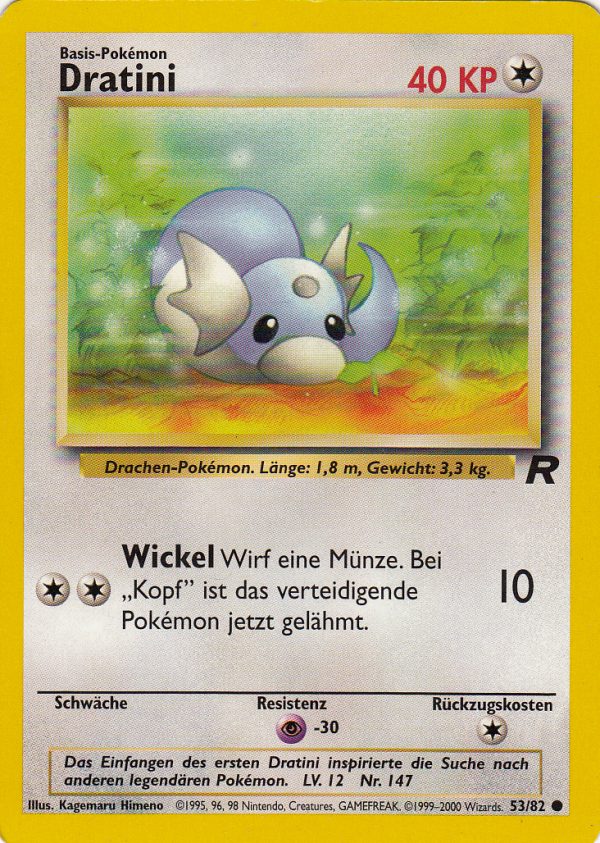 Dratini 53/82 - Wert, Bild & Seltenheit | Pokemonkarte.de