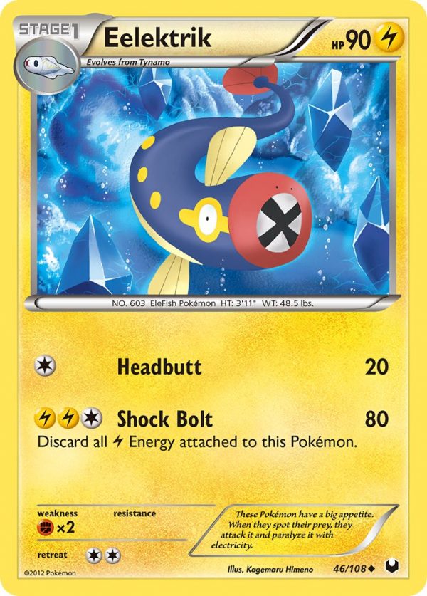 Eelektrik 46/108 - Wert, Bild & Seltenheit | Pokemonkarte.de