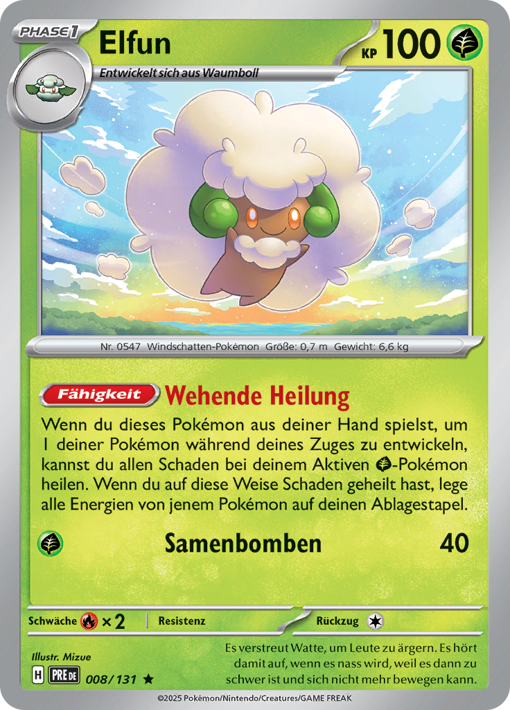 Elfun 008/131 - Wert, Bild & Seltenheit | Pokemonkarte.de