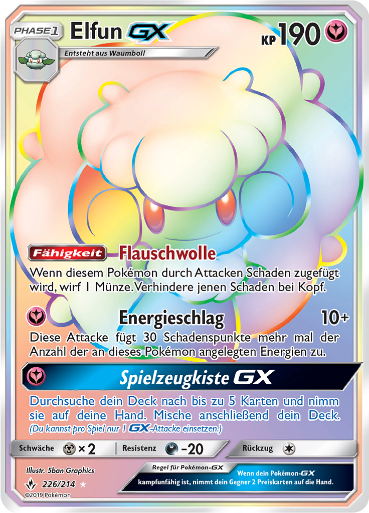 Elfun-GX 226/214 - Wert, Bild & Seltenheit | Pokemonkarte.de