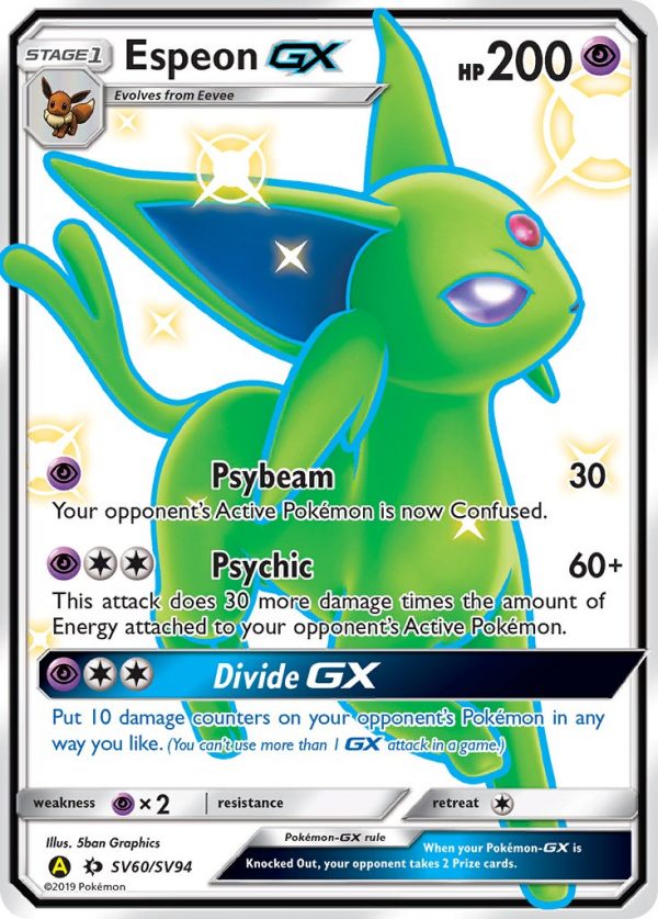 Espeon-GX SV60/SV94 - Wert, Bild & Seltenheit | Pokemonkarte.de