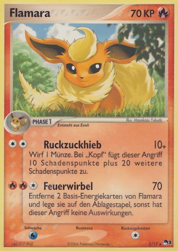 Flamara 2/17 - Wert, Bild & Seltenheit | Pokemonkarte.de