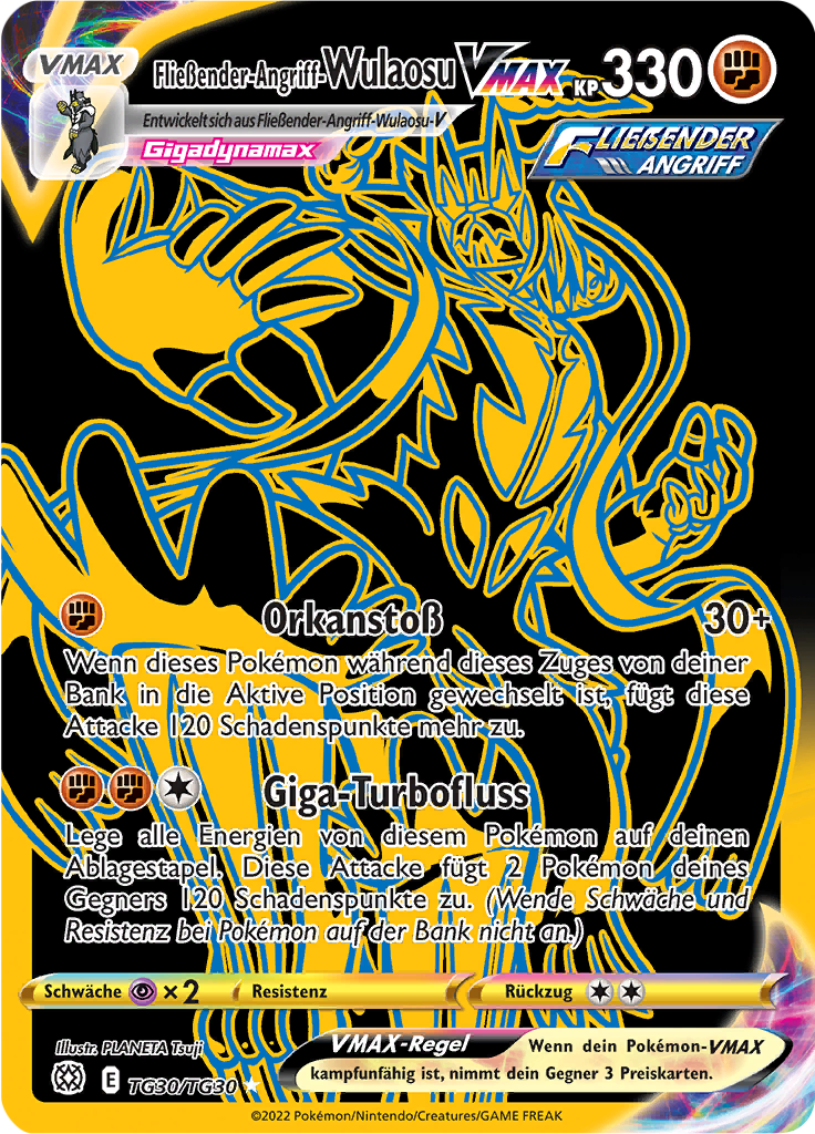 Fließender-Angriff-Wulaosu VMAX TG30/TG30 - Wert, Bild & Seltenheit | Pokemonkarte.de