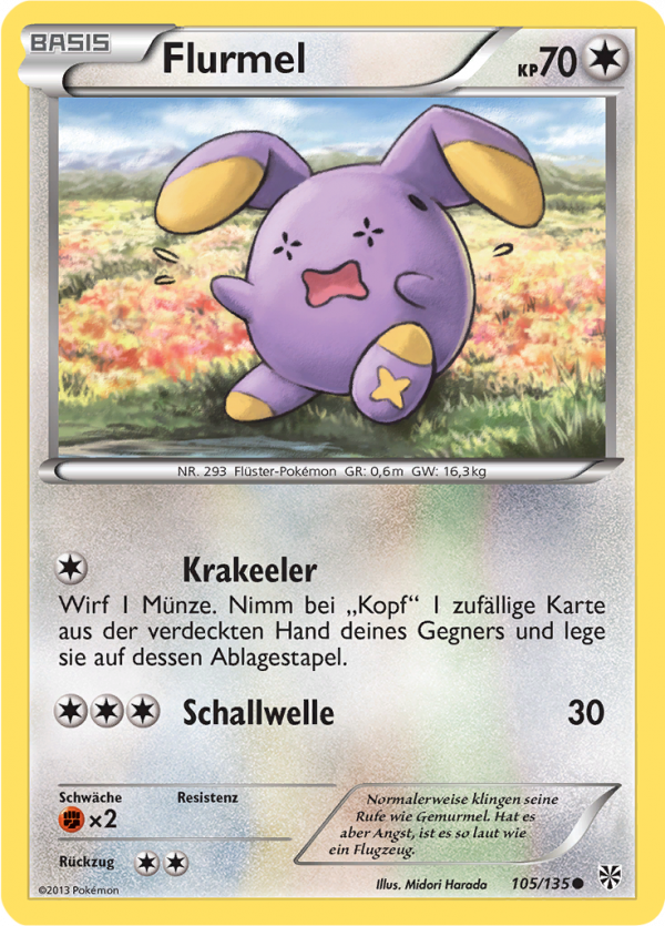 Flurmel 105/135 - Wert, Bild & Seltenheit | Pokemonkarte.de