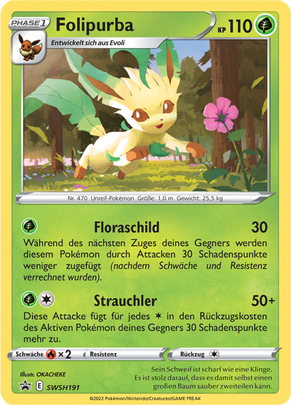 Folipurba (#0470) deutsche Pokémon-Karten: Komplette Übersicht mit Preisen und Details ...