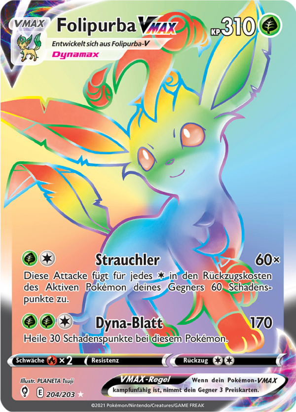 Folipurba VMAX 204/203 - Wert, Bild & Seltenheit | Pokemonkarte.de