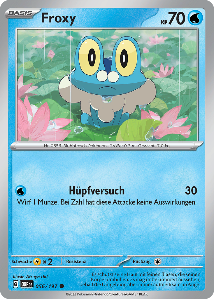 Froxy 056/197 - Wert, Bild & Seltenheit | Pokemonkarte.de