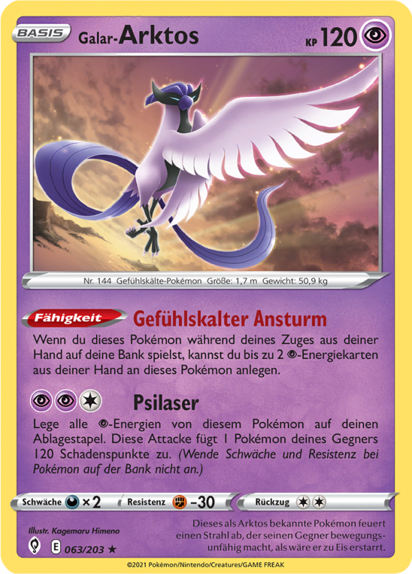 Galar-Arktos 063/203 - Wert, Bild & Seltenheit | Pokemonkarte.de