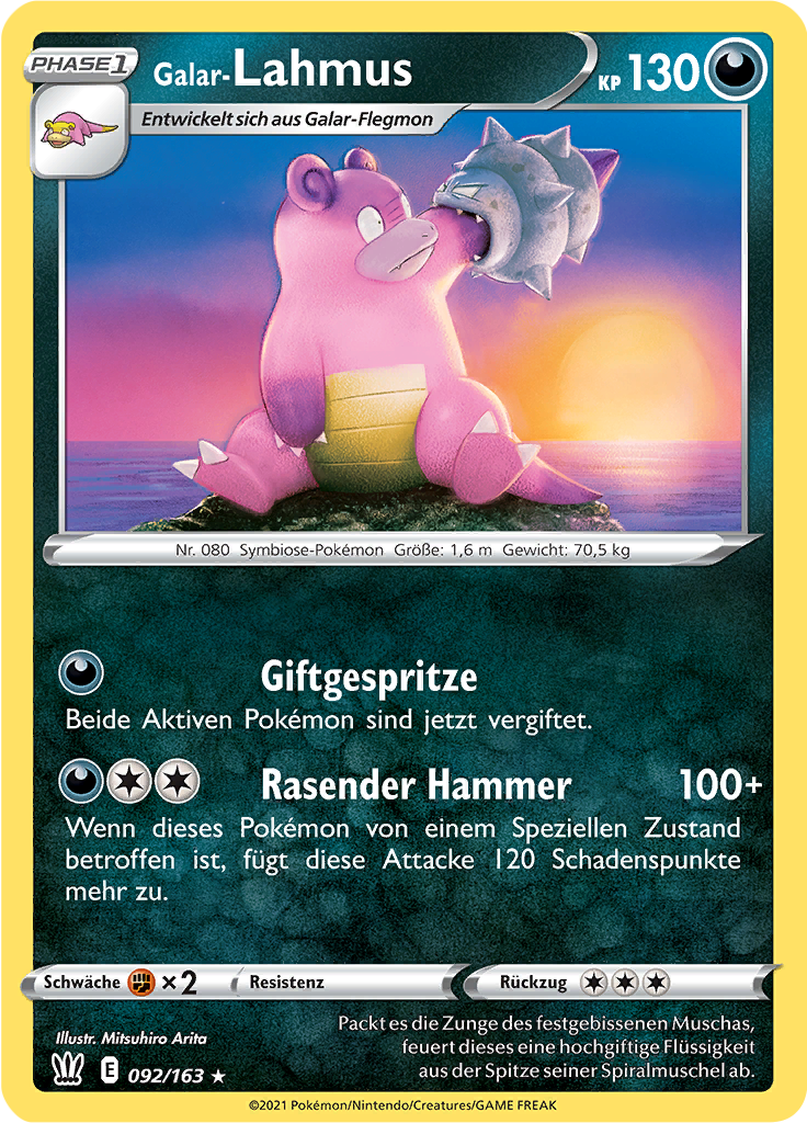 Galar-Lahmus 092/163 - Wert, Bild & Seltenheit | Pokemonkarte.de