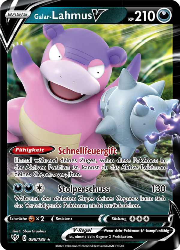 Galar-Lahmus V 099/189 - Wert, Bild & Seltenheit | Pokemonkarte.de