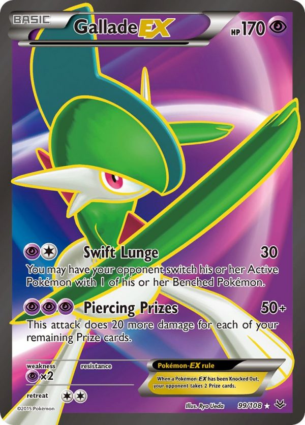 Gallade-EX 99/108 - Wert, Bild & Seltenheit | Pokemonkarte.de