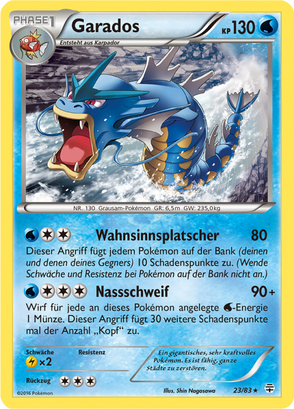 Garados (#0130) deutsche Pokémon-Karten: Komplette Übersicht mit Preisen und Details - Pokemonkarte