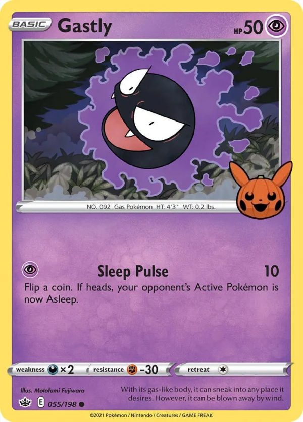 Gastly 055/198 - Wert, Bild & Seltenheit | Pokemonkarte.de