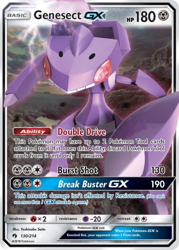 Genesect-GX 130/214 - Wert, Bild & Seltenheit | Pokemonkarte.de