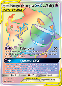 Gengar & Mimigma-GX 186/181 - Wert, Bild & Seltenheit | Pokemonkarte.de