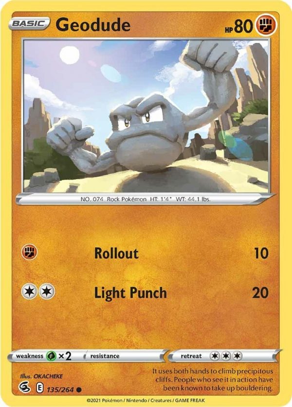 Geodude 135/264 - Wert, Bild & Seltenheit | Pokemonkarte.de